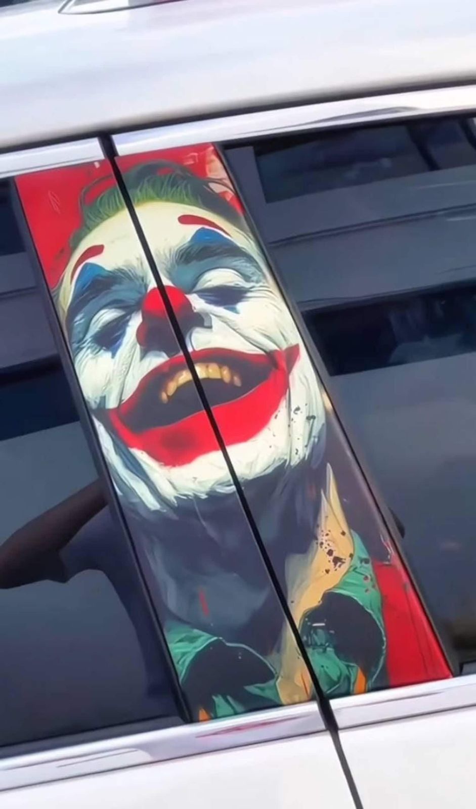 Joker Car Pillar Sticker - ModKar.com